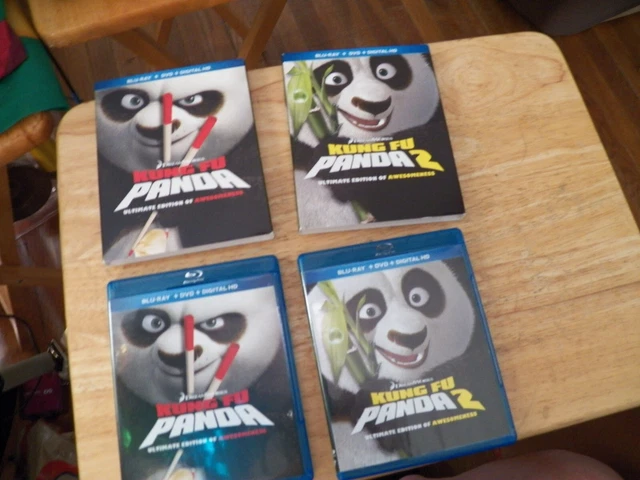 KUNG FU PANDA (Two-Disc Blu-ray/DVD Comb Blu-ray and kung fu panda 2 ...