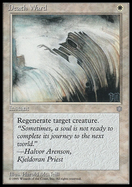 MAGIC THE GATHERING MTG Death Ward (19) Ice Age LP EUR 1,01 - PicClick FR