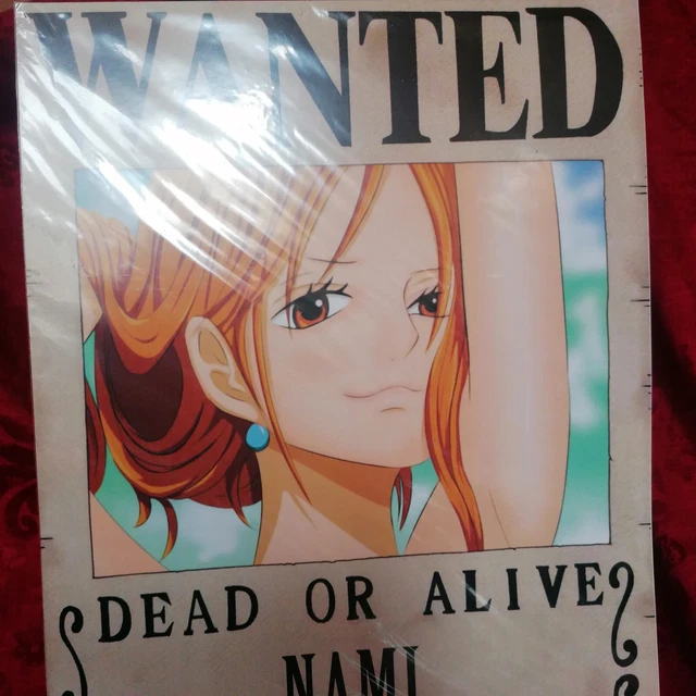 ONE PIECE WANTED BOUNTY POSTER NAMI|anime|manga|A3 EUR 11,42 - PicClick IT