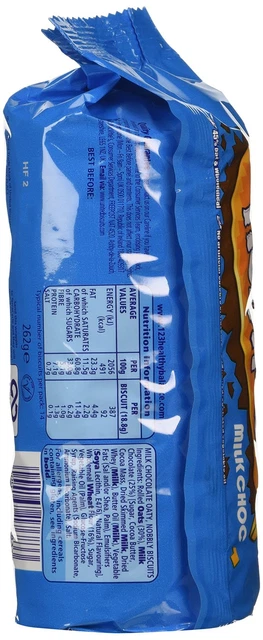 MCVITIE'S HOBNOBS MILK Chocolate Biscuits 262 g £7.88 - PicClick UK