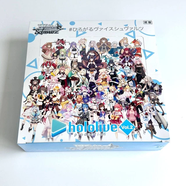 HOLOLIVE VOL.2 JAPANESE Weiss Schwarz Booster Box (Japanese Trading Cards) £94.99 - PicClick UK