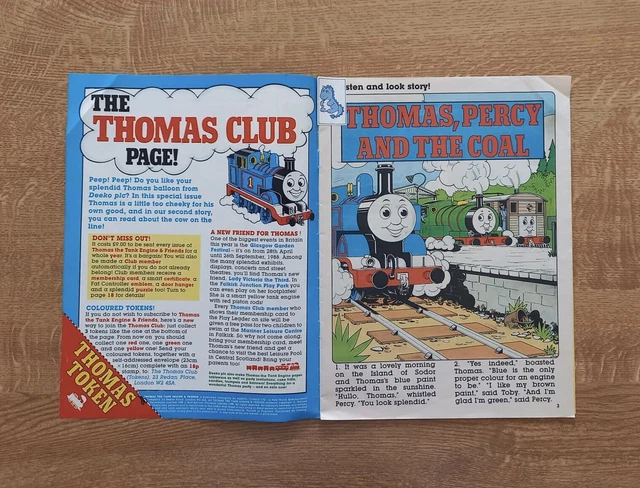 VINTAGE THOMAS THE Tank Engine & Friends Marvel Comic No. 14 £9.73 ...