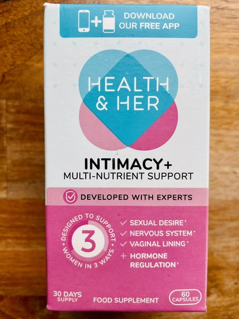 HEALTH & HER Intimacy+ Multi-Nutrient Support for Women 60 Tablets 08/ ...