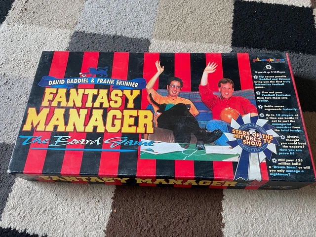 FANTASY FOOTBALL MANAGER Board Game VINTAGE TV Show 1994 Baddiel ...