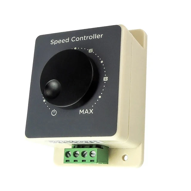 NEW 12V 24V 48V 20A 25kHz PWM DC Brush Motor Speed Regulator ...