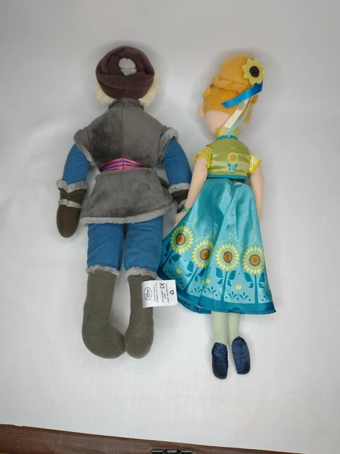 DISNEY COLLECTION FROZEN Anna And Christoff 17" Plush Dolls £24.47 ...
