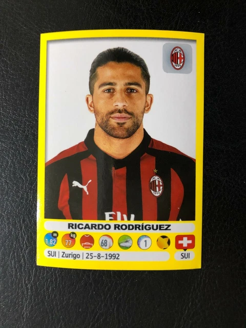 FIGURINA CALCIATORI PANINI 2018/19 MILAN RODRIGUEZ n 323 NUOVA CON ...