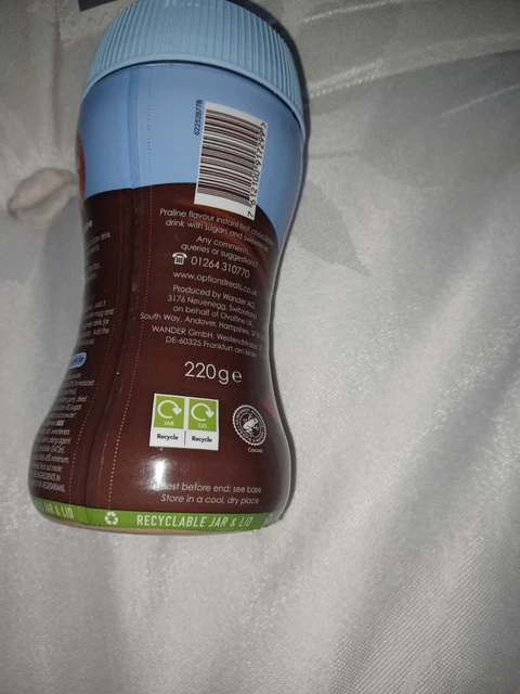 OPTIONS HOT CHOCOLATE Winter Edition - Belgian Chocolate & Praline £1. ...