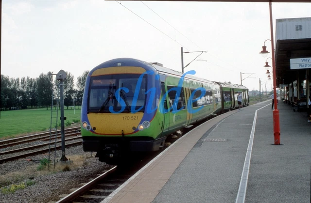 BRITISH RAIL CENTRAL Diesel Multiple Unit Dmu 170521 2002 Ely Orig ...