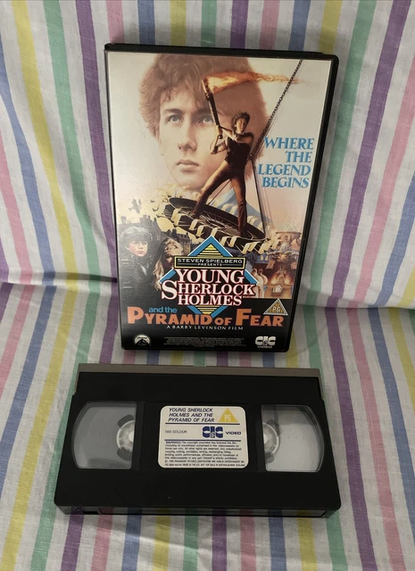 VINTAGE VHS VIDEO Film Young Sherlock Holmes And The Pyramid Of Fear ...