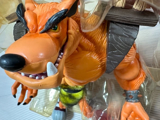 CRASH BANDICOOT TINY Tiger Action Figure Resaurus Playstation 1998 Rare ...