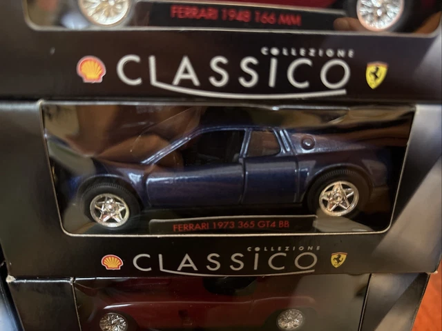 SHELL FERRARI COLLEZIONE Diecast Car Set FULL SET x8 Boxed Models 1:38 ...