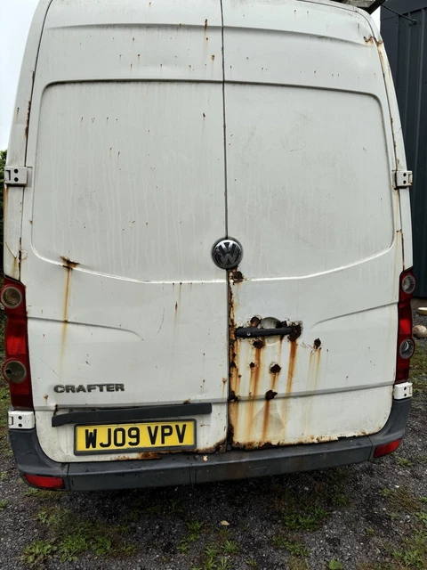 VW CRAFTER BJK ENGINE OR COMPLETE VEHICLE window van with frail spares ...