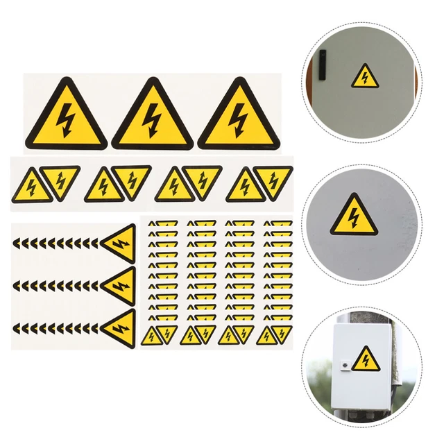 24 PCS ELECTRIC Panel Labels Stickers Shocks Caution £7.16 - PicClick UK