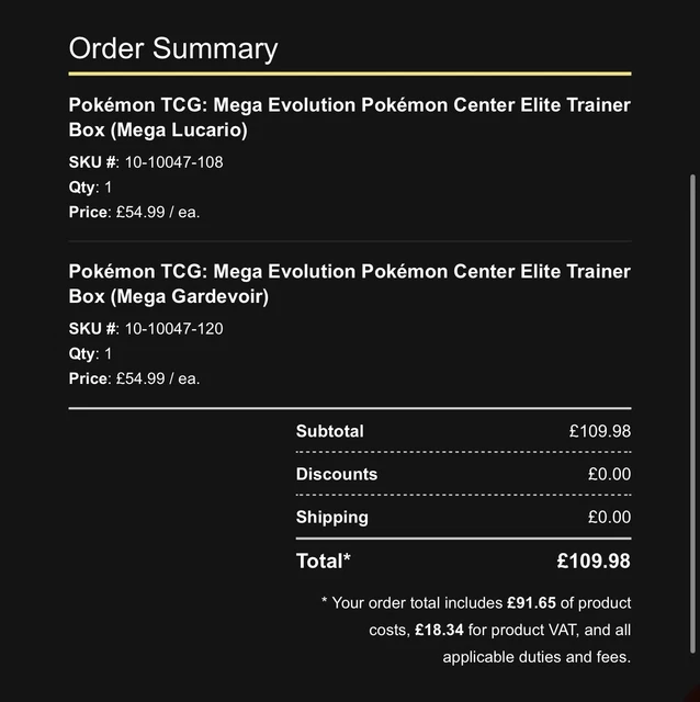 POKEMON CENTER ELITE Trainer Box Mega Evolution Lucario & Gardevoir ...