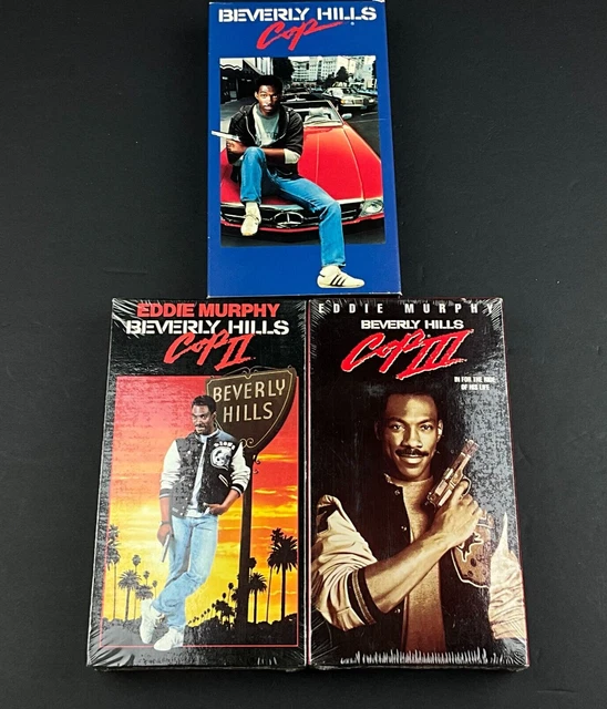 BEVERLY HILLS COP 1-3 (VHS, 1990 - 1994 Release) 2 & 3 Factory Sealed ...