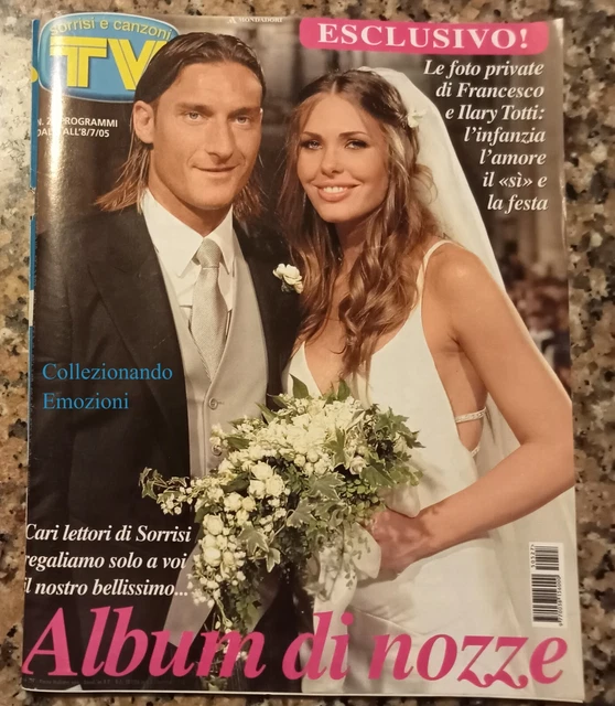 Tv Sorrisi E Canzoni N27 2005 Francesco Totti Ilary Blasi Luisa Ranieri