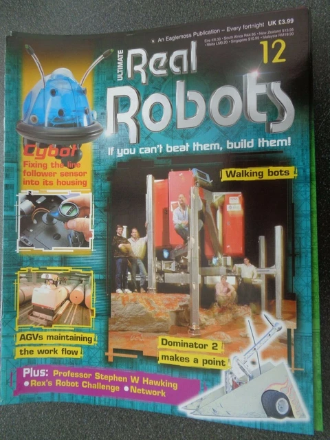 UNUSED REAL ROBOTS Magazine Eaglemoss Ultimate ISSUE 32 no parts £3.99 ...