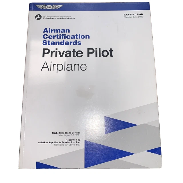 AIRMAN CERTIFICATION STANDARDS Private Pilot Airplane FAA S ACS 6B 5 AIRMAN CERTIFICATION STANDARDS Private Pilot Airplane FAA S ACS 6B 5