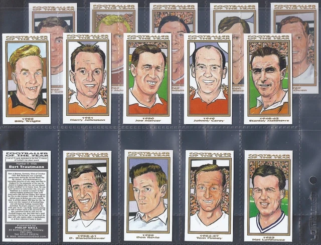 NEILL-FULL SET- FOOTBALL - Footballer Of The Year 1999 (15 Cards ...