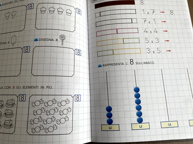 IL QUADERNO DEI NUMERI - NUVOLA - La Spiga bambini elementare EUR 10,00 ...