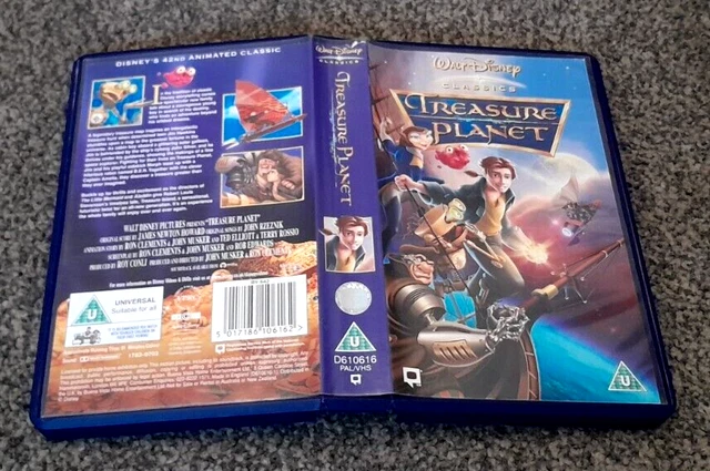 WALT DISNEY CLASSICS Treasure Planet Aladdin Makers Pal Vhs Video Kids ...