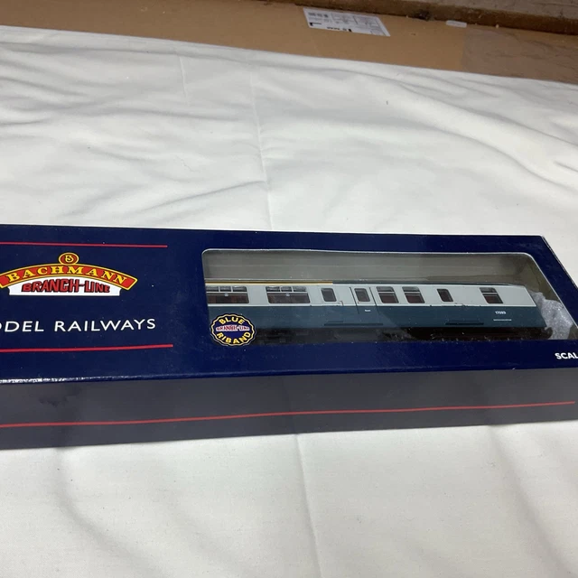 BACHMANN 'OO' GAUGE 39-411 Br Blue/Grey 1St Class Brake Corridor #17093 ...