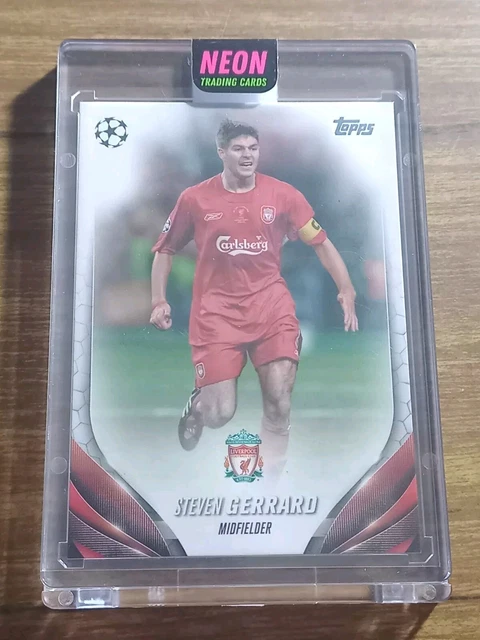 STEVEN GERRARD 2023-24 Topps UEFA Club Competitions SSP Image Variation ...