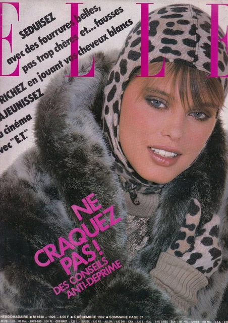 ELLE FRANCE 1982 Renee Simonsen Drew Barrymore Fashion Hair Josie ...