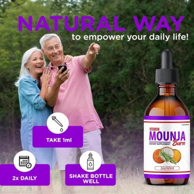 1-5 PACK MONJA Burn Drops A Full Range of Supplements - 60ml/bottle ...