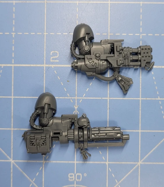 WARHAMMER 40K DARK Angels Deathwing Command Squad Terminators Flamer ...