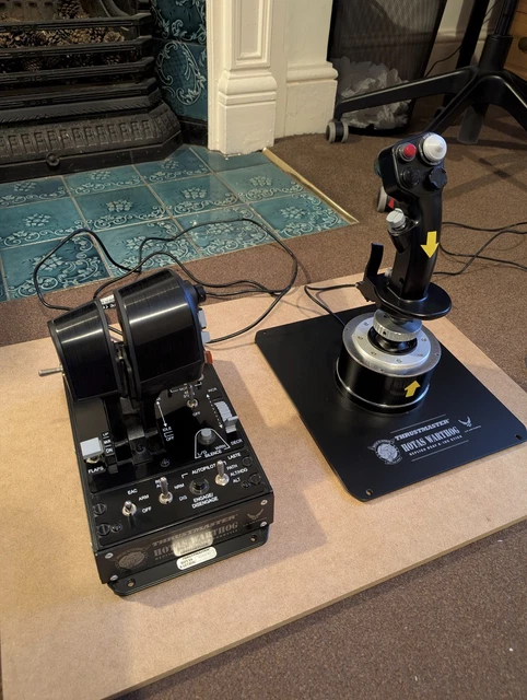 THRUSTMASTER WARTHOG HOTAS | Throttle & Stick | Tested Working In ...