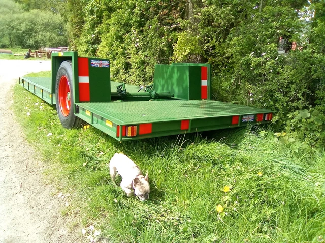 PLANT TRAILER LOW Loader Digger Tractor 07703540799 £7,586.70 - PicClick UK