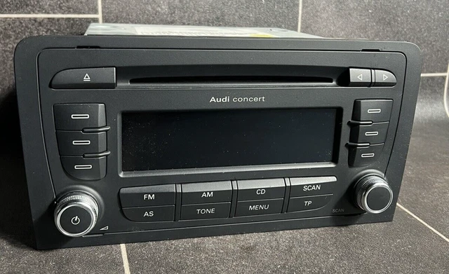 RADIO AUDI CONCERT Autoradio Original Audi A3 S3 8P Facelift 8P0035186P EUR 69,90 - PicClick DE