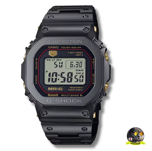 CASIO G-SHOCK MRGB5000B-1 Ti64 Super Titanium Solar MR-G Men's Watch ...