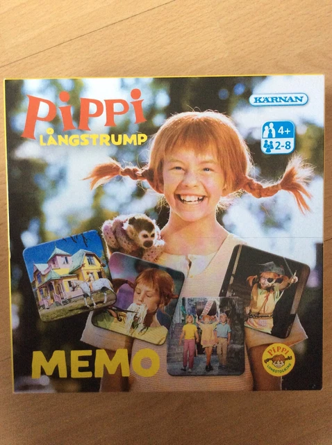 MEMORY - PIPPI Langstrumpf - Memo - Spiel - Karten - aus Schweden - NEU ...