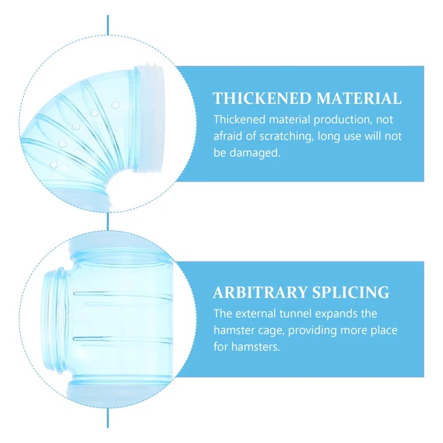 HAMSTER TUBES AND Tunnels Kit Diy Maze Tool Pet Cage Accessories £16.99 ...