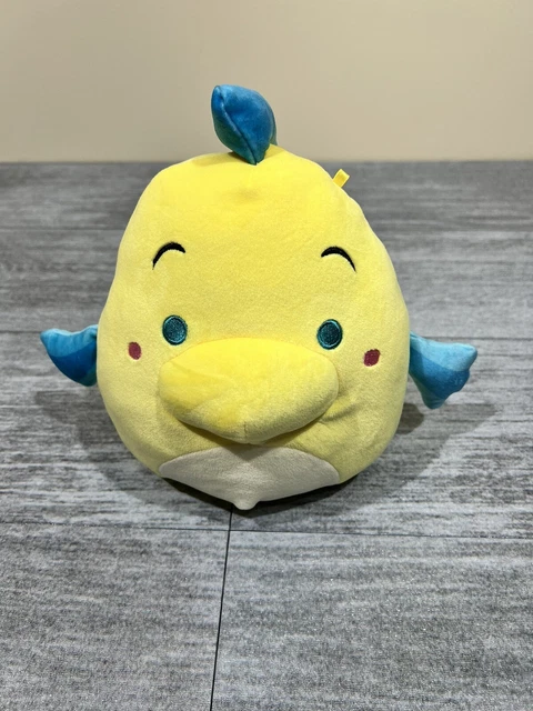 SQUISHMALLOWS FLOUNDER FROM Disney’s The Little Mermaid 8” Ariel’s Fish ...