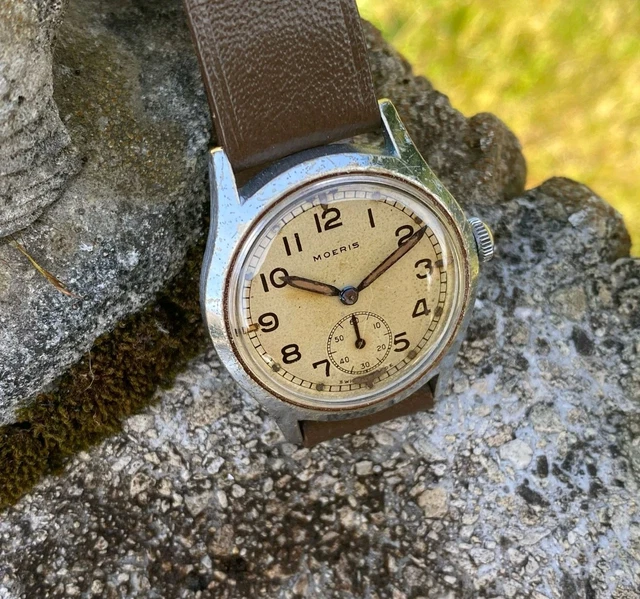 VINTAGE MOERIS ATP Watch British Army Issue ww2 1940's. £373.88 ...