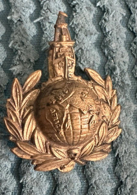 BRITISH ROYAL MARINE Commando Labour Corps Cap Badge A £10.00 - PicClick UK