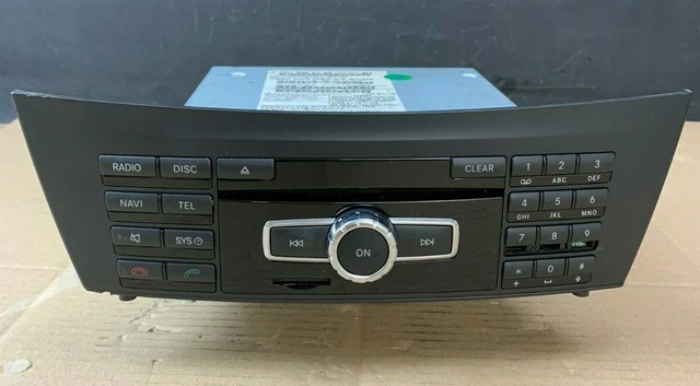 MERCEDES-BENZ W204 C-KLASSE CD-Radio Comand Navi Head Unit High US ...