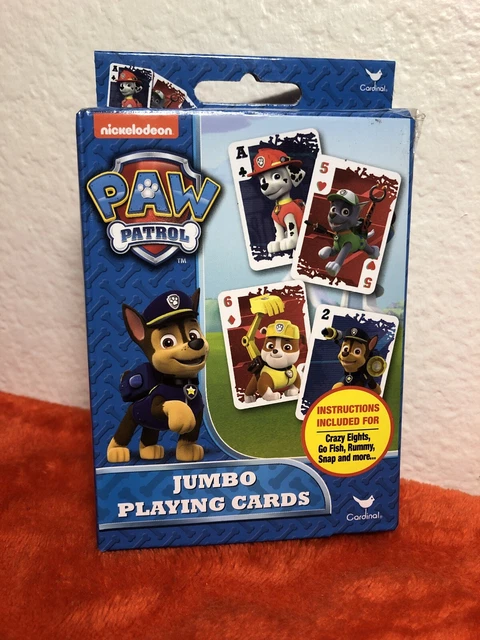 PAW PATROL JUMBO Playing Cards Nickelodeon Q1 $7.09 - PicClick