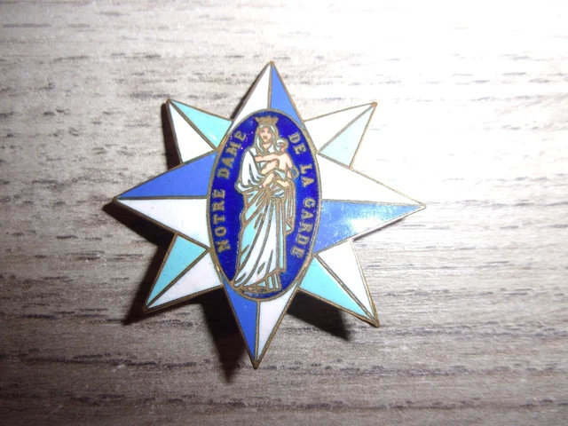 INSIGNE & NOTRE Dame de la Garde "- badge - épinglette - Marseille ...