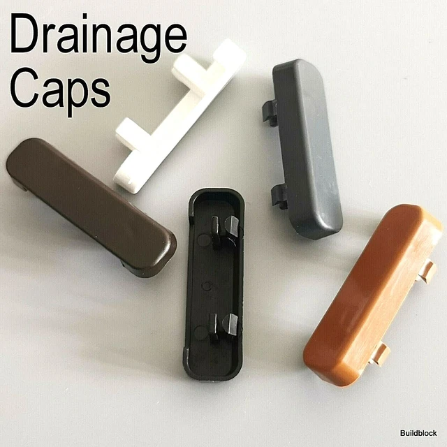 PLASTIC DRAINAGE COVER Caps Window Door Weep Double Glazing Upvc pvc ...