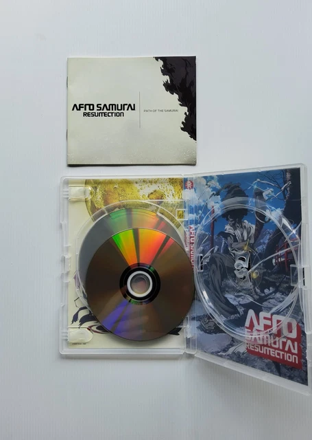 AFRO SAMURAI-RESURRECTION W/BOOKLET! x2 Discs (DVD, 2008) PAL R4. Discs ...
