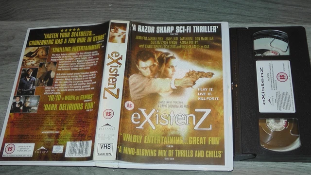 EXISTENZ VHS VIDEO Tape Big Box Ex Rental High Fliers Cert £4.99 ...