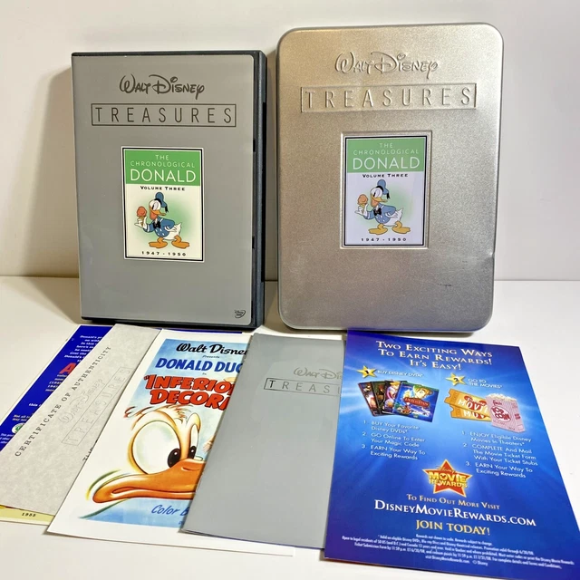 WALT DISNEY TREASURES: The Chronological Donald - Volume Three 3 - DVD ...