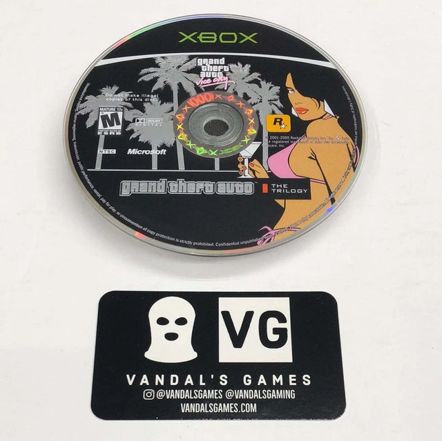 XBOX - GRAND Theft Auto Vice City The Trilogy disque Microsoft Xbox ...