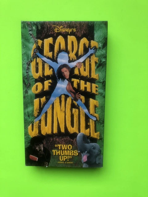 DISNEY GEORGE OF the Jungle (VHS/Movie 1997) Brendan Fraser. Pre-owned ...