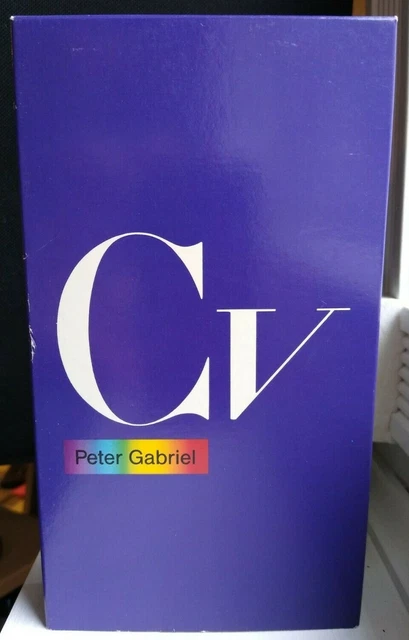 PETER GABRIEL - CV (Compilation Video) VHS HI-FI music videos £6.96 ...